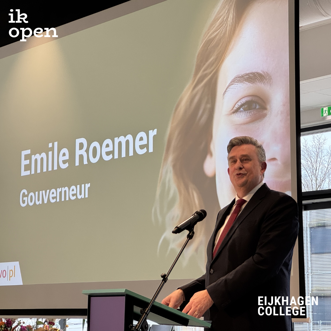 Gouverneur Emile Roemer opent het nieuwe Eijkhagen College - Eijkhagen
